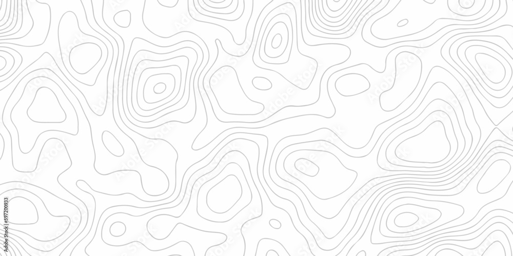 Vetor de Seamless pattern with White sea map and dots topographic ...