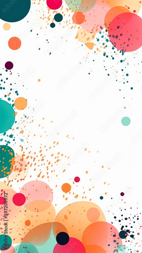 vertical rectangle border frame abstract dots closeup background ...