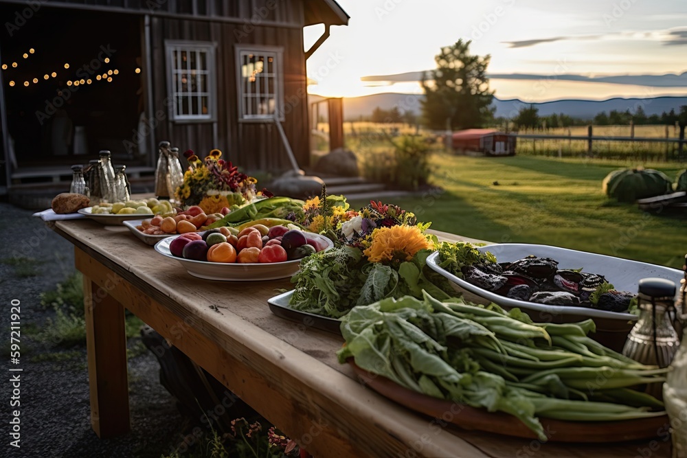 farm-to-table dinner, featuring locally sourced ingredients and chef's ...