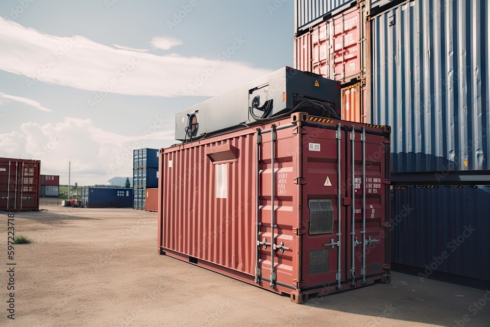 iot sensor and monitoring equipment, measuring temperature in shipping ...