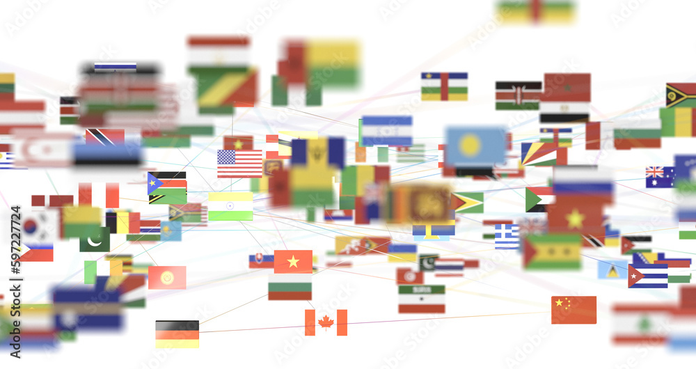 Globe International World Flags - PNG transparent Stock Illustration ...