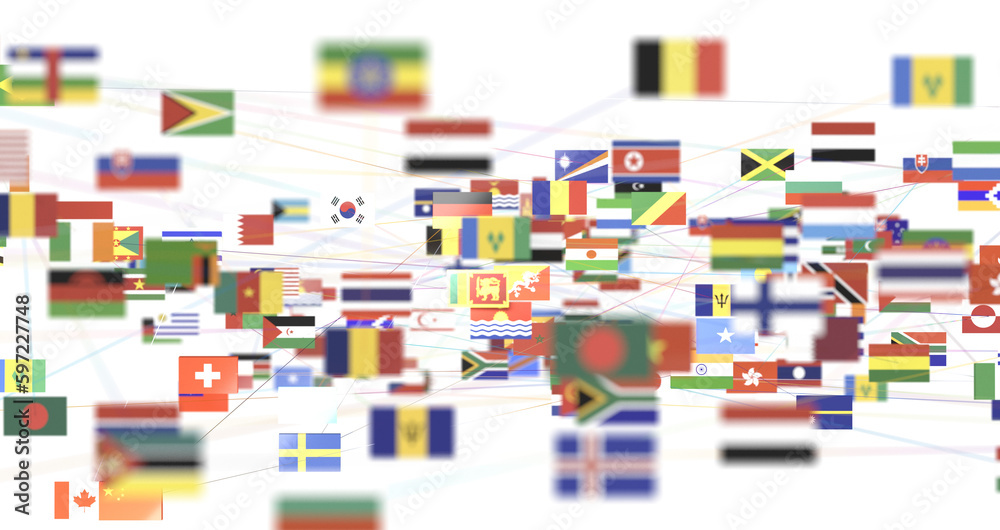 world national flags - PNG transparent Stock Illustration | Adobe Stock