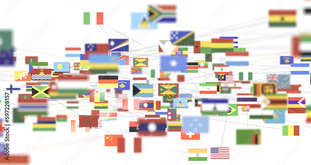 world national flags - PNG transparent Stock Illustration | Adobe Stock