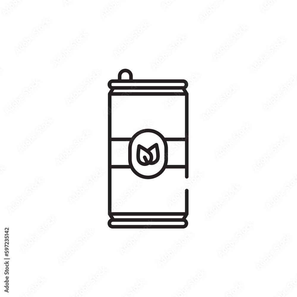 canned tea icon iced tea, can, for app web logo banner poster icon ...