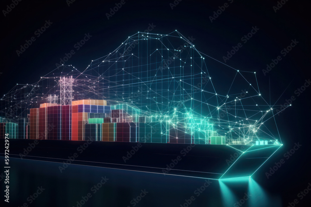 Container cargo ships are a vital component of global business ...