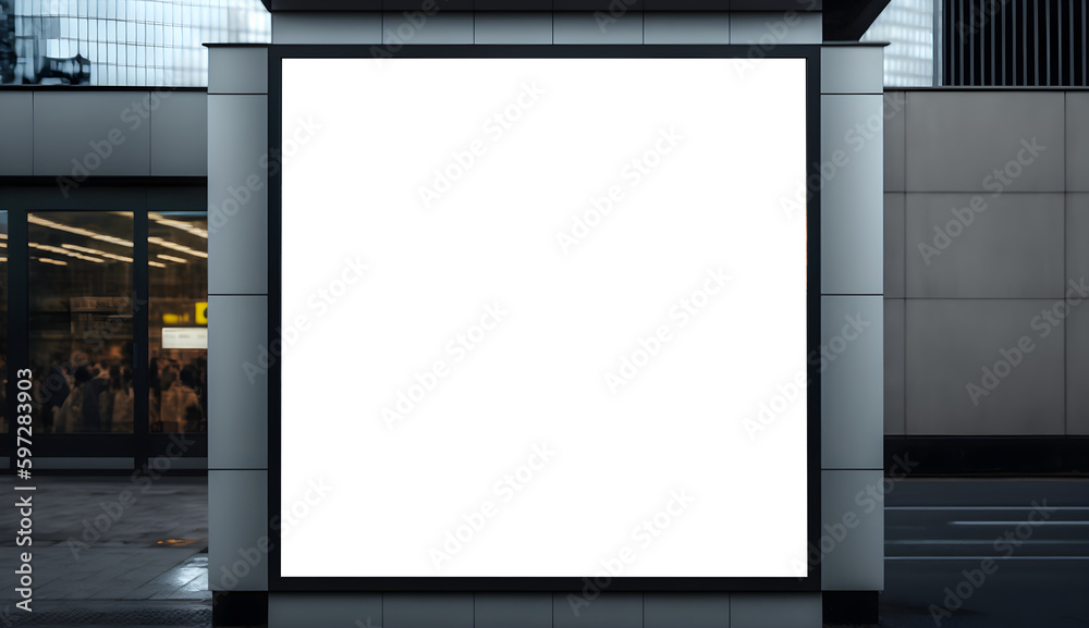 Blank outdoor Event advertisment screen for marketing purpose, Empty ...
