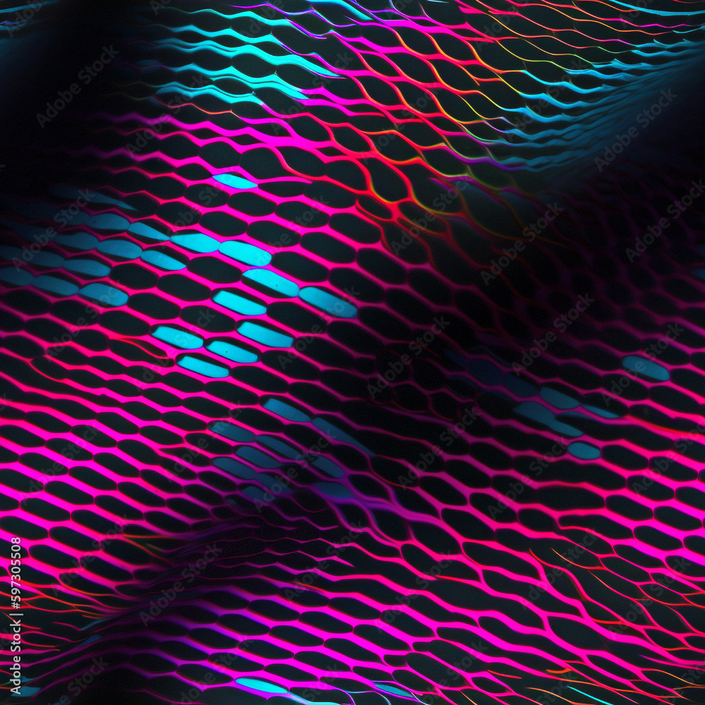 MOZANI STUDIO Sci Fi Textures Futuristic Materials Neon Neoprene Stock ...