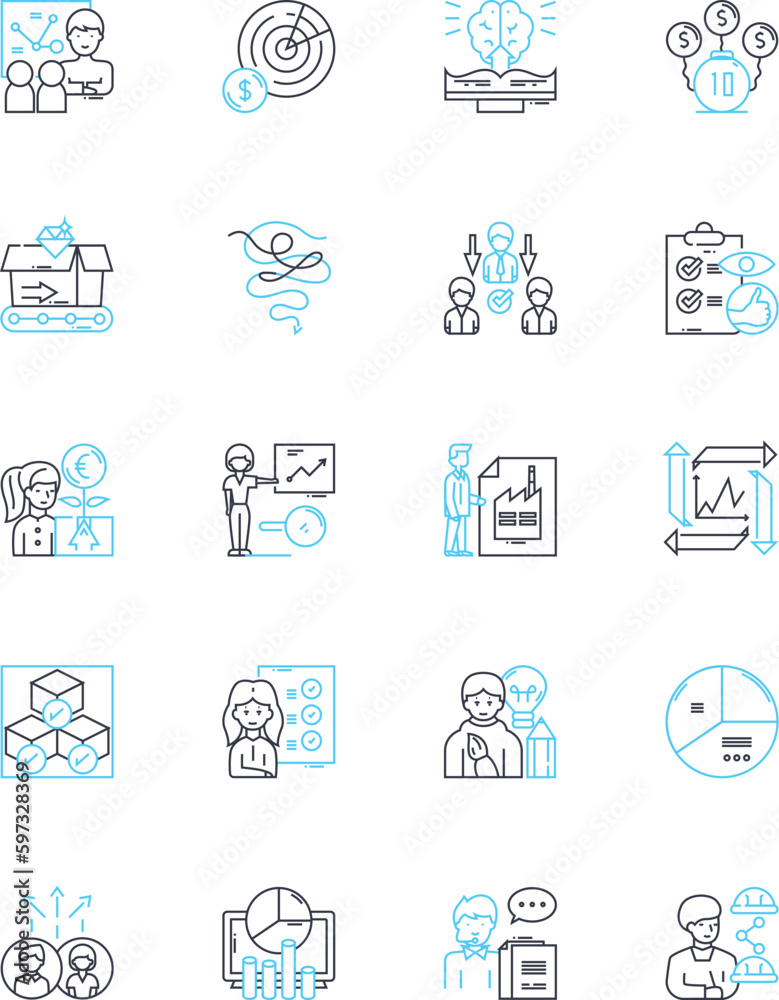 Vecteur Stock Direction linear icons set. Orientation, Heading, Course ... Vecteur Stock Direction linear icons set. Orientation, Heading, Course ...