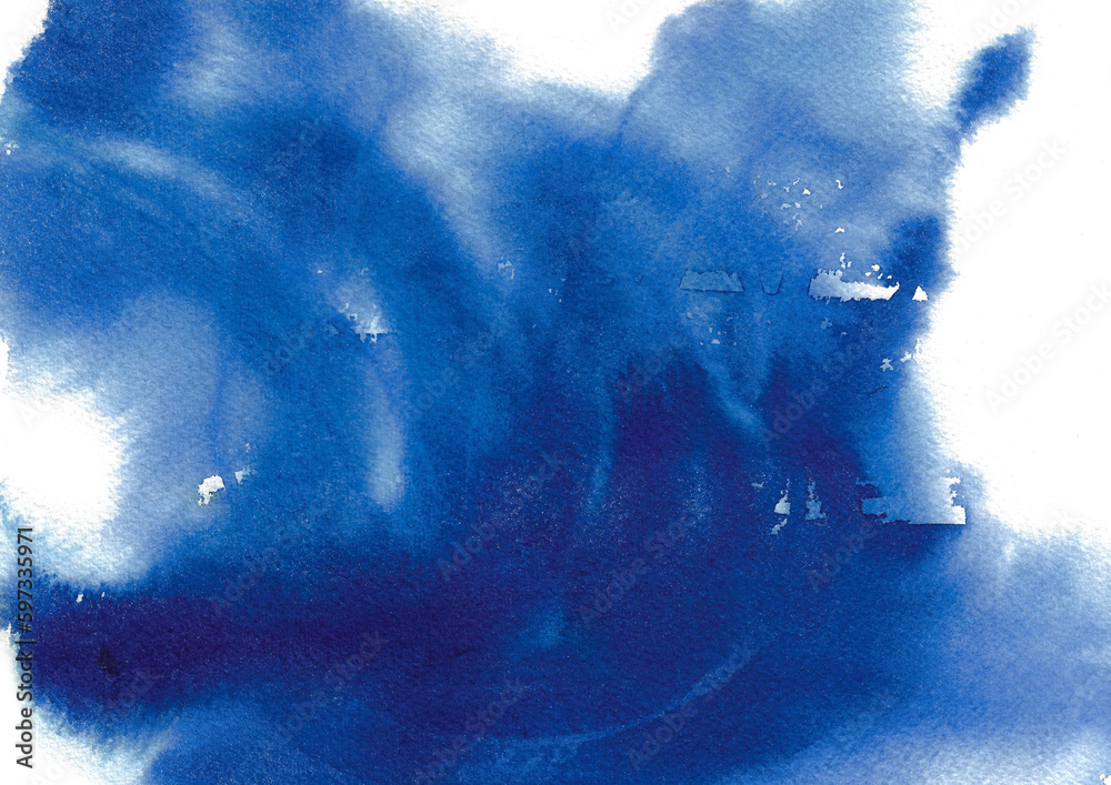 Abstract dark blue watercolor background. Stock Illustration | Adobe Stock