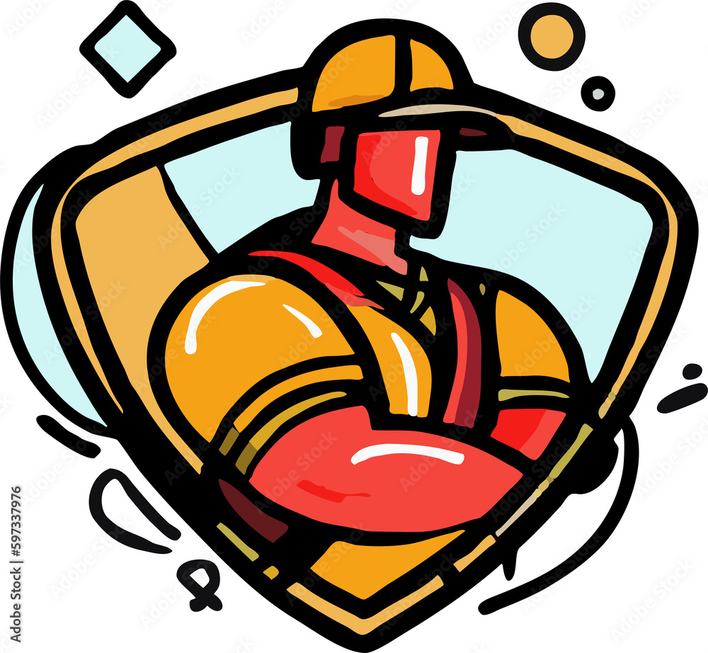 life guard png graphic clipart design Stock Illustration | Adobe Stock