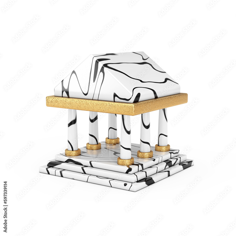 Cartoon Ancient Greece Architecture Law, Bank or Pantheon Columns ...