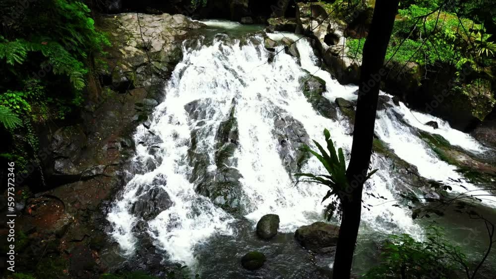 Goa Rang Reng Waterfall is a hidden gem in the hills of Bali. The ...