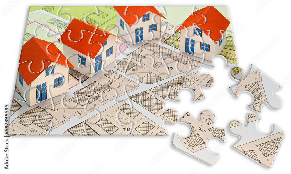 New home and free vacant land for building activity - Construction ...