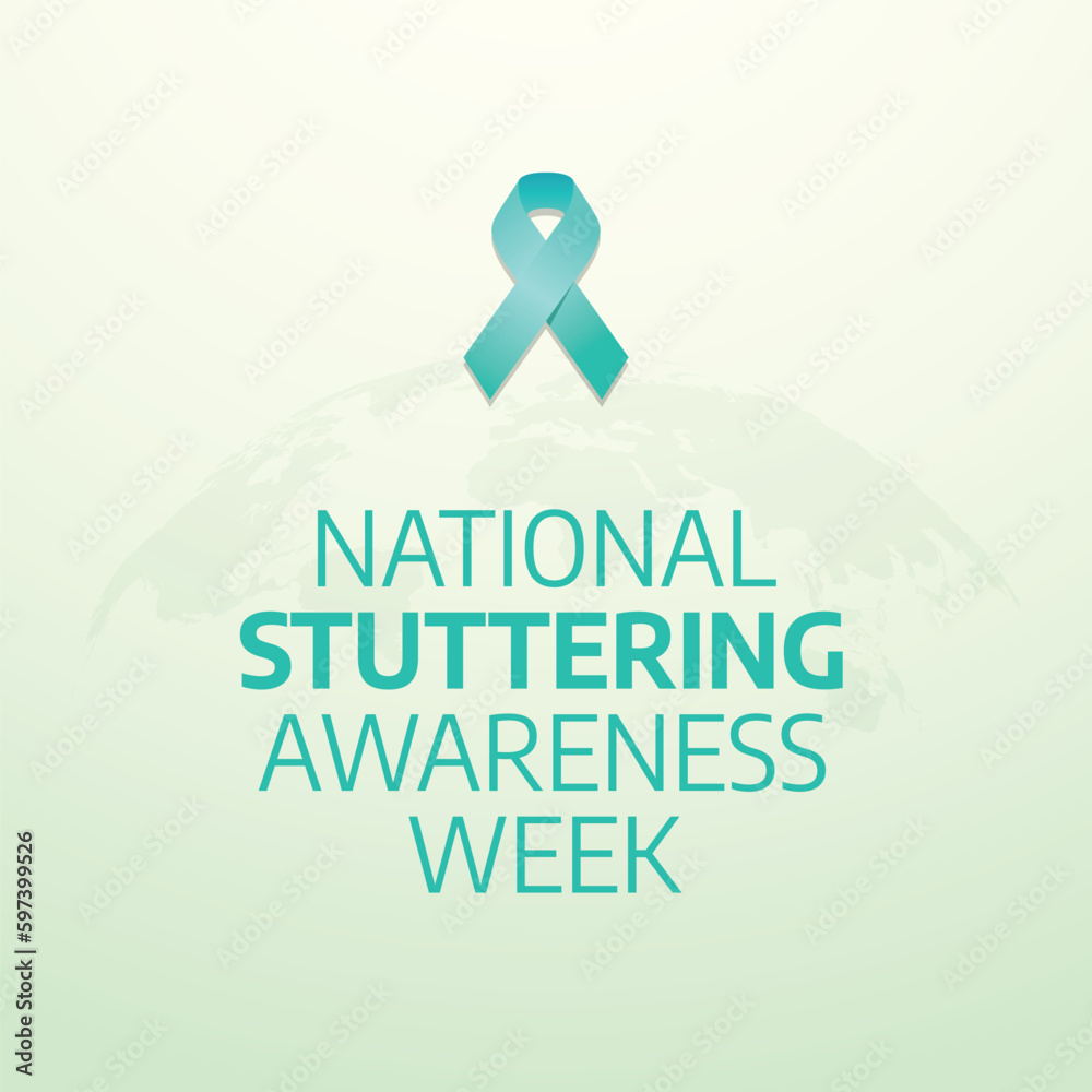 vector graphic of national stuttering awareness week good for national ...