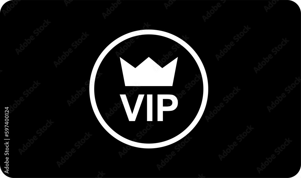 VIP CARD icon for graphic design, logo, website, social media, mobile ...
