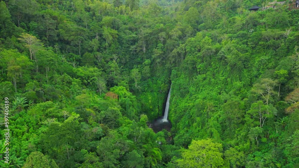 Air Terjun Melanting Waterfall. There are almost 500 steps to get to ...