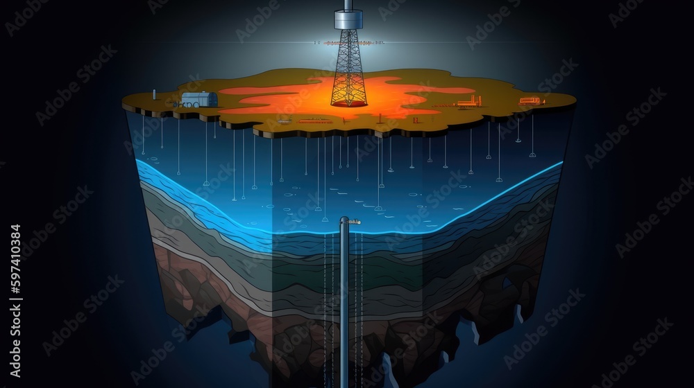 In Depth Petroleum Engineering Schematic, Elaborating Drilling ...
