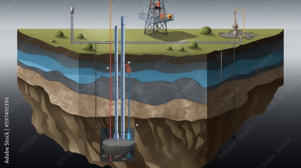 In Depth Petroleum Engineering Schematic, Elaborating Drilling ...