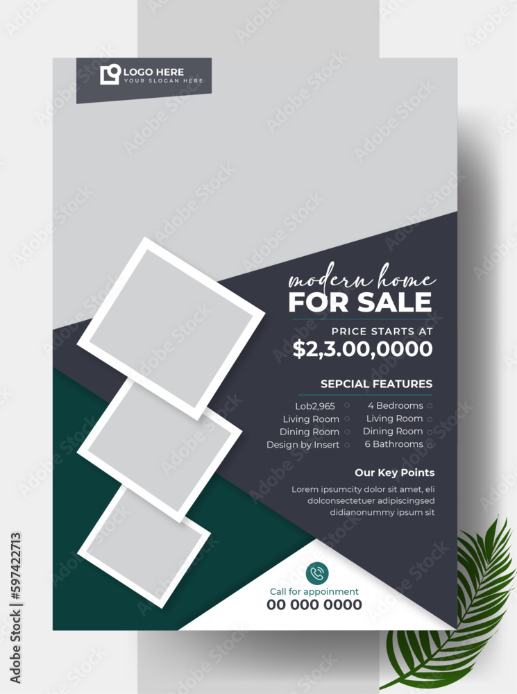 Real estate flyer design Corporate Real flyer A4 template, Flyer Design ...