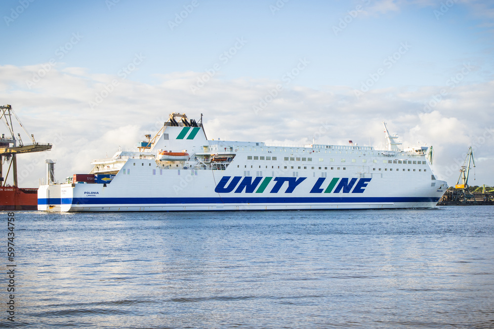 Swinoujscie, West Pomeranian - Poland - July 15, 2022: Passengers and ...