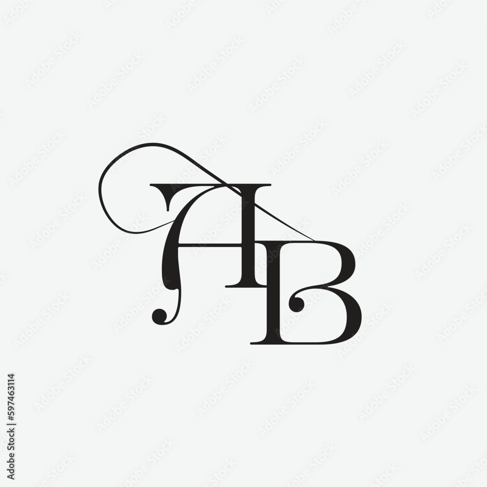 Initial letter AB logo design creative modern symbol icon monogram ...