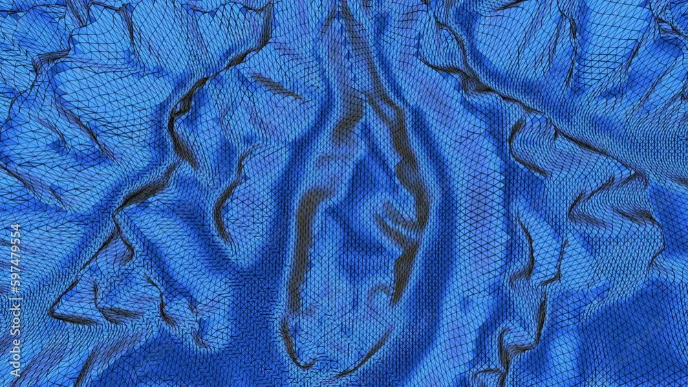 virtual terrain. flight over a virtual topographical relief map ... virtual terrain. flight over a virtual topographical relief map ...