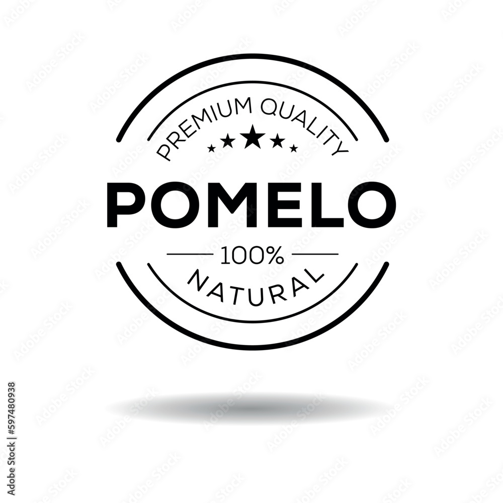 Creative (Pomelo) logo, Pomelo sticker, vector illustration. Stock ...