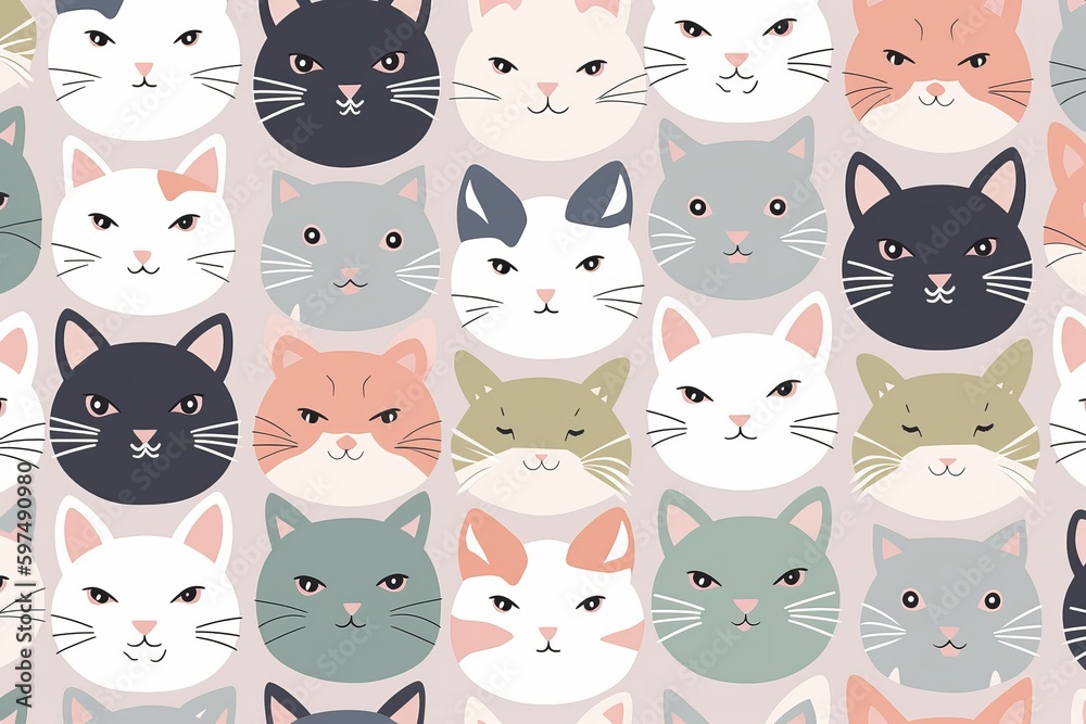 An enchanting seamless pattern that celebrates the irresistible ...
