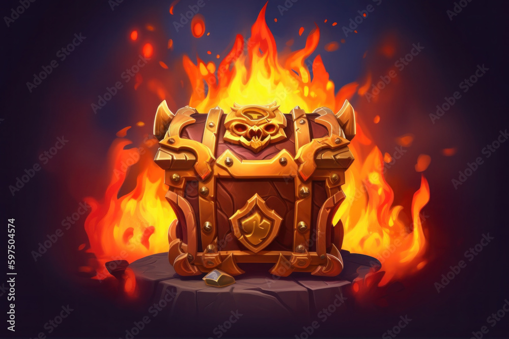 gic books set isolated on background. Fantasy volumes with blue, green ...