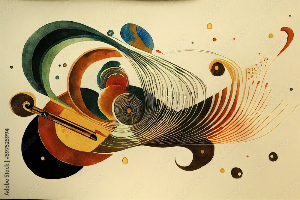 Fluid Artistry: Drippy Pen and Ink Watercolor Style Meets Gravitational ...