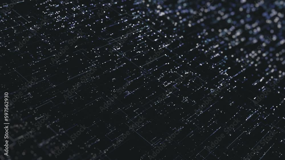Video „Abstract Digital Data Hitech Background/ 4k animation of an ...