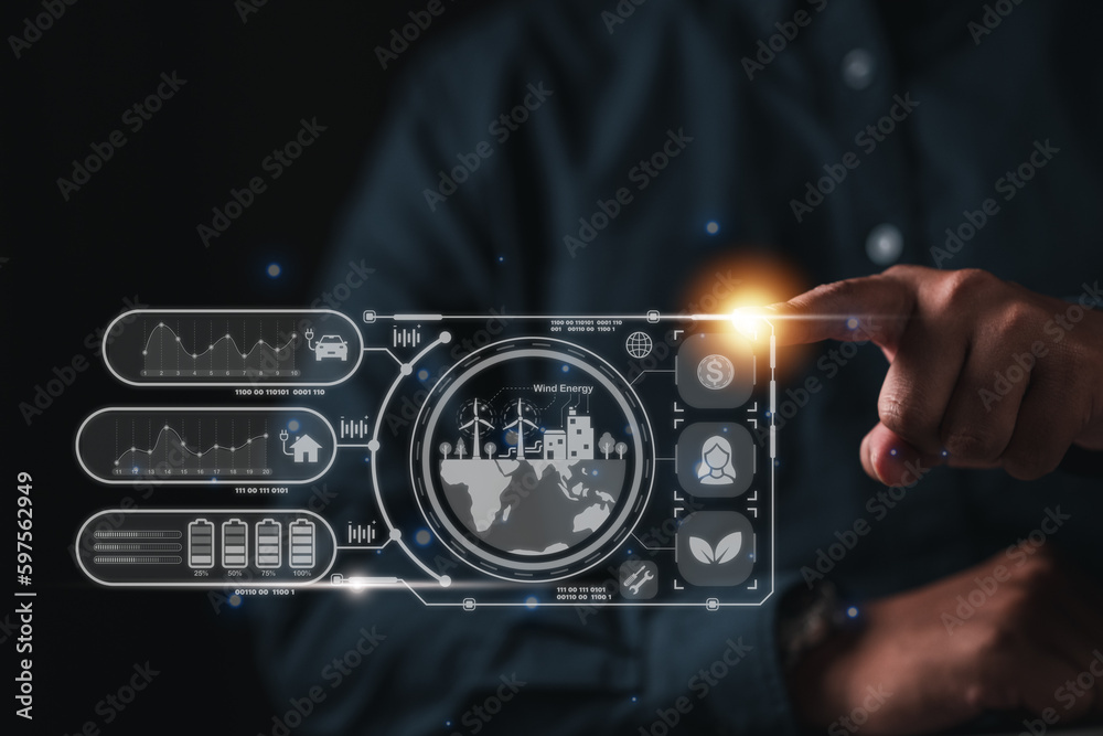 eco, technology, windmills, electrical, turbine, power, innovation ...