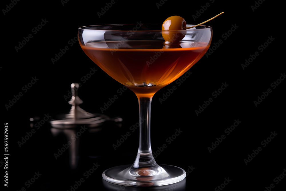 Rob Roy - Originated in the United States, made with Scotch whisky ...