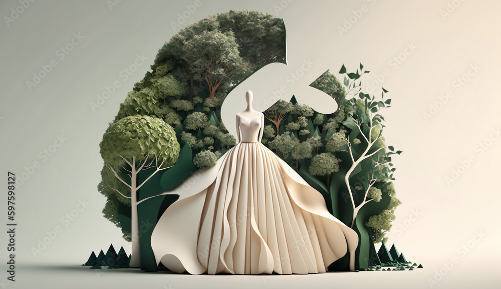 Illustration - The impact of fashion on the environment - Sustainable ...