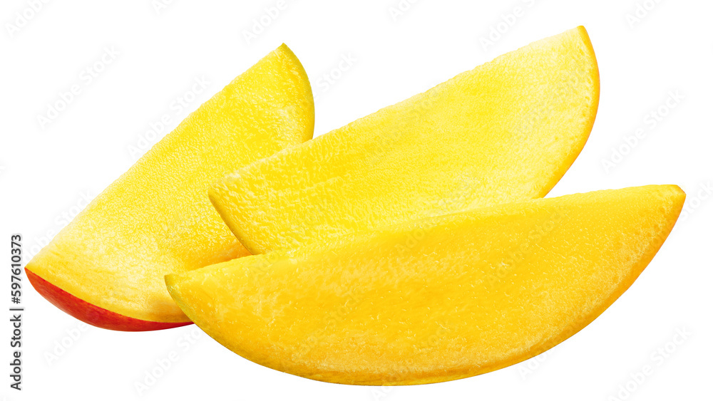 Mango isolated on white background, full depth of field Stock Photo ...