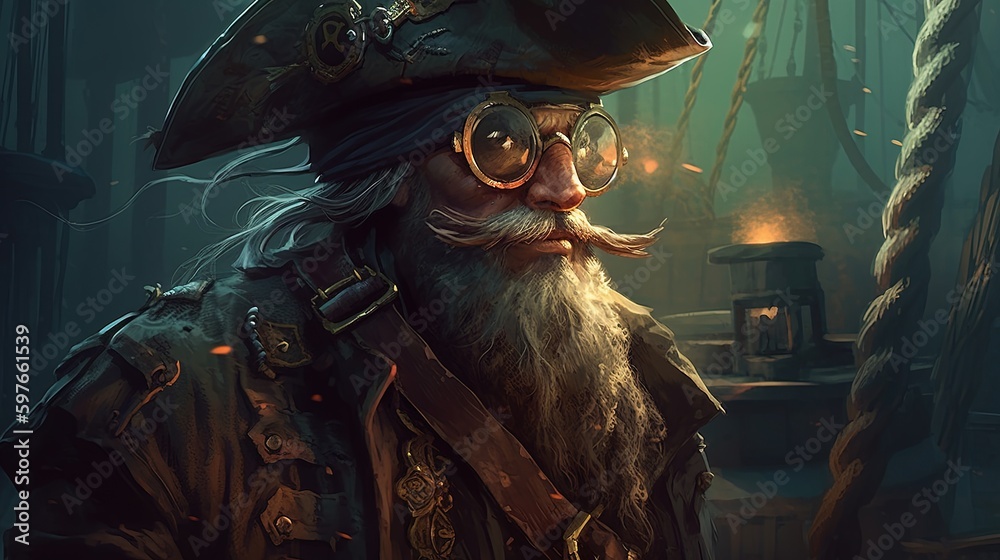Fantasy Pirate Captain