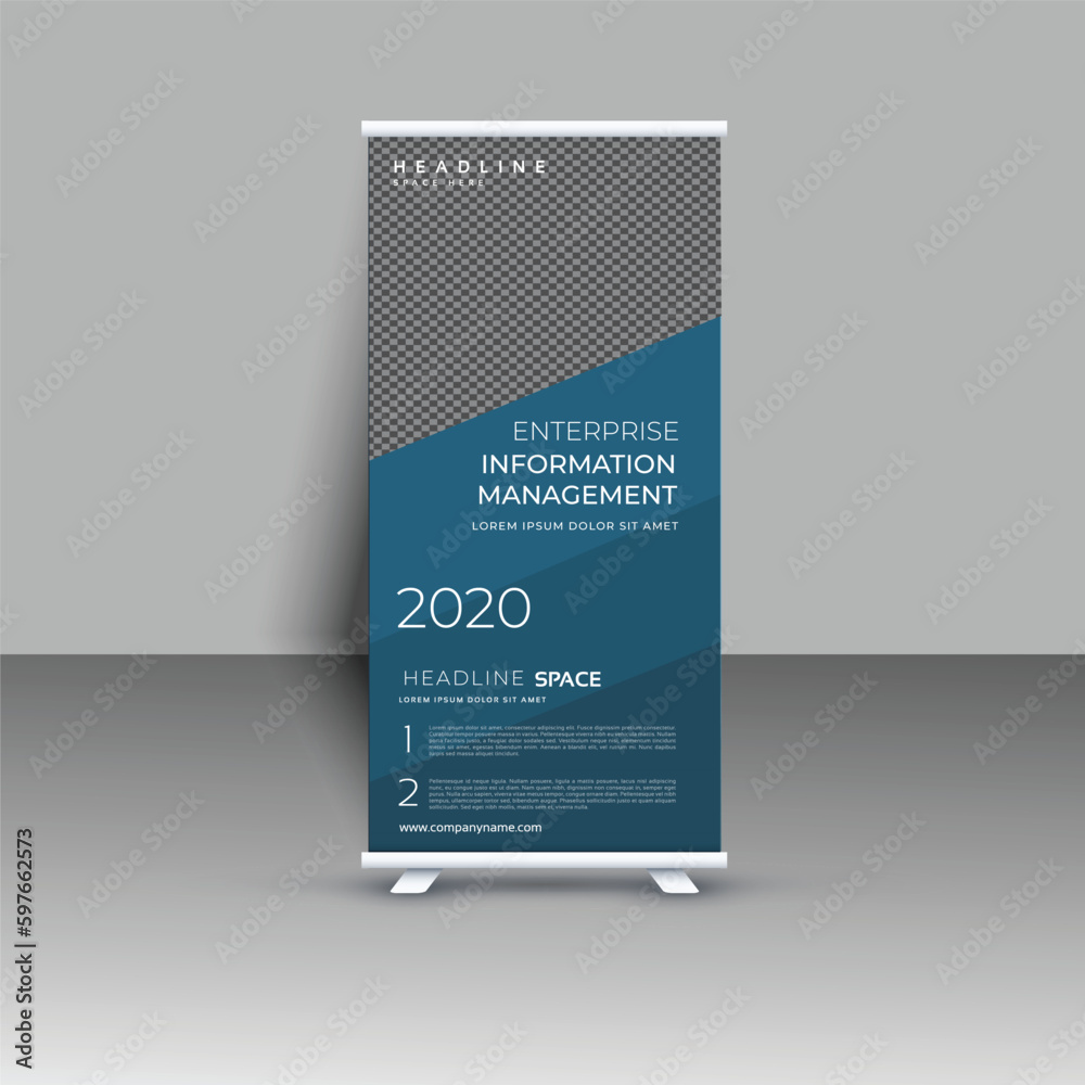Business Roll Up Banner. corporate Roll up background for Presentation ...