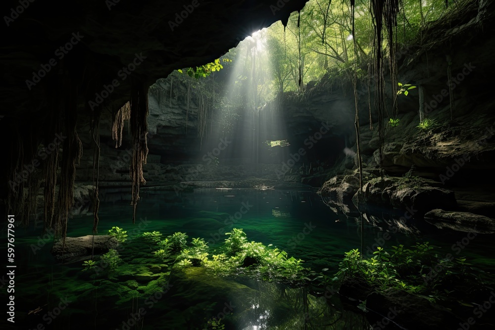 Mayan Cenotes in the Yucatan Peninsula, near Tulum Mexico, Stunning ...