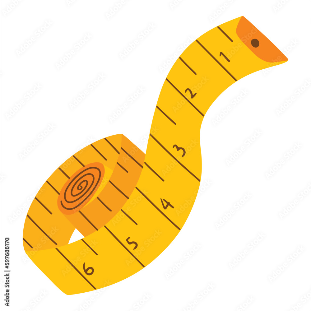 measuring tape Stock Vector | Adobe Stock