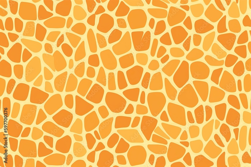 vector giraffe skin seamless pattern, bright color, giraffe skin ...