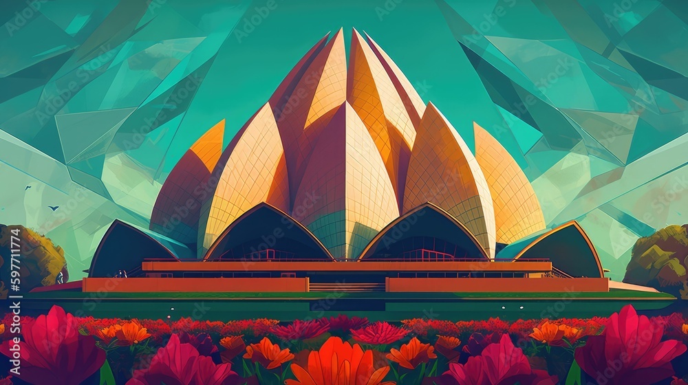 The Lotus Temple and Its Architecture: A Generative AI Perspective ...
