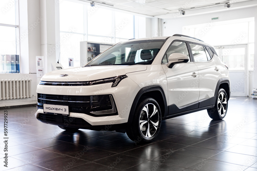 the Moskvich 3 a new car, the revival of an old car brand. auto dealer ...