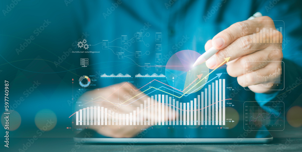 AI technology business analytics, data management system, Data analyst ...