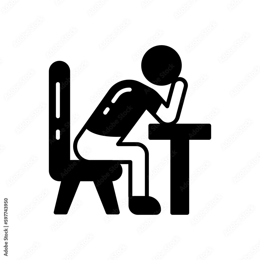 Mental Health Crisis icon in vector. Illustration Stock Vector | Adobe ...