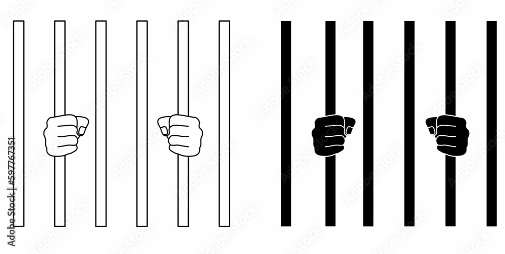 Behind Bars Clipart