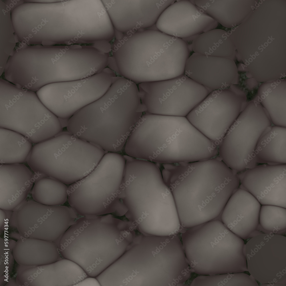 Stone Tileable Texture Base Color Stock Illustration | Adobe Stock