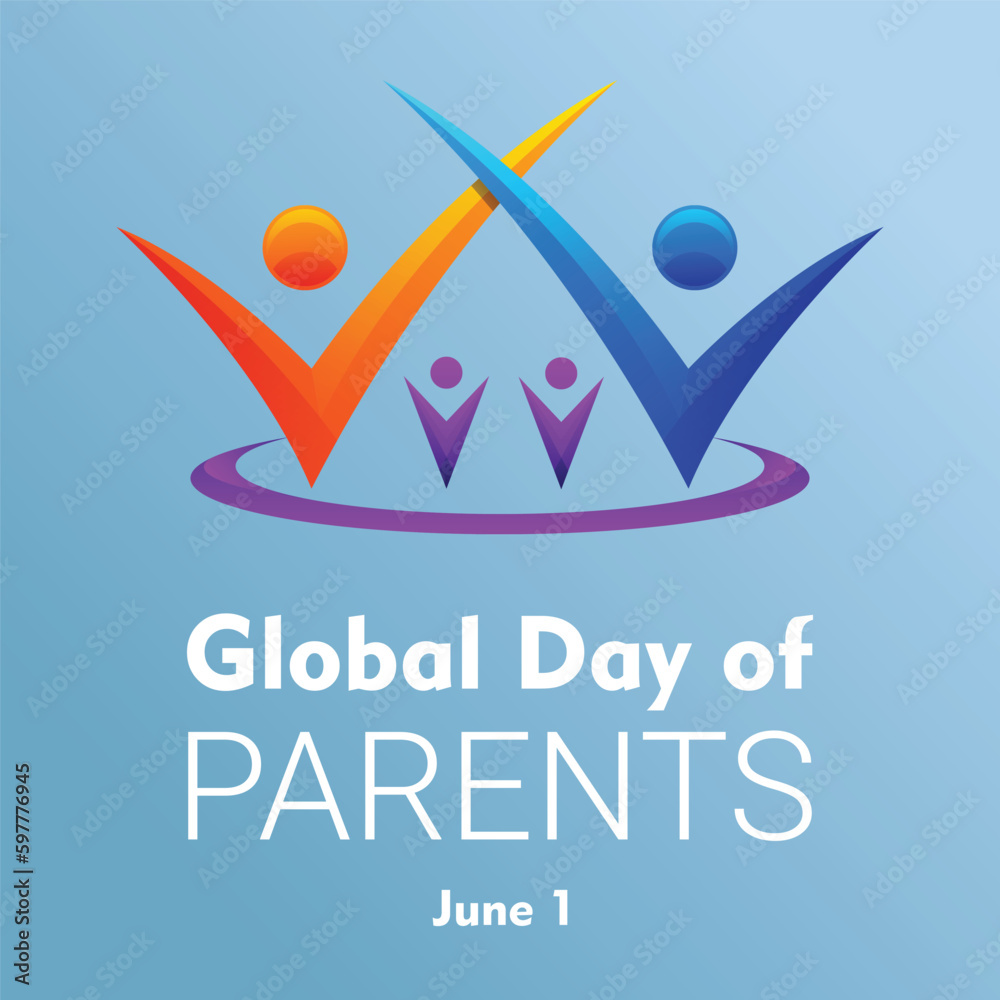 Global Day of Parents design. I features a logo symbolizing a family ...