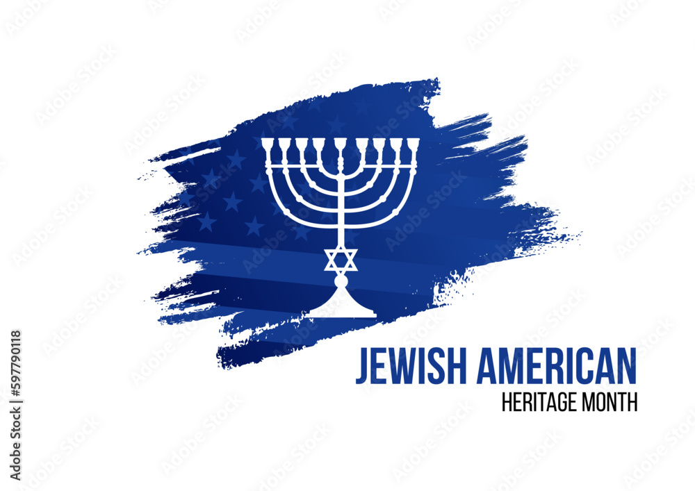 Jewish American Heritage Month. Poster, card, banner and background ...