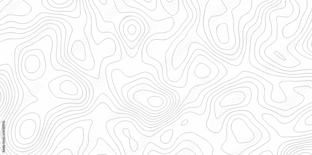 Seamless pattern with lines Topographic map. Geographic mountain relief ...