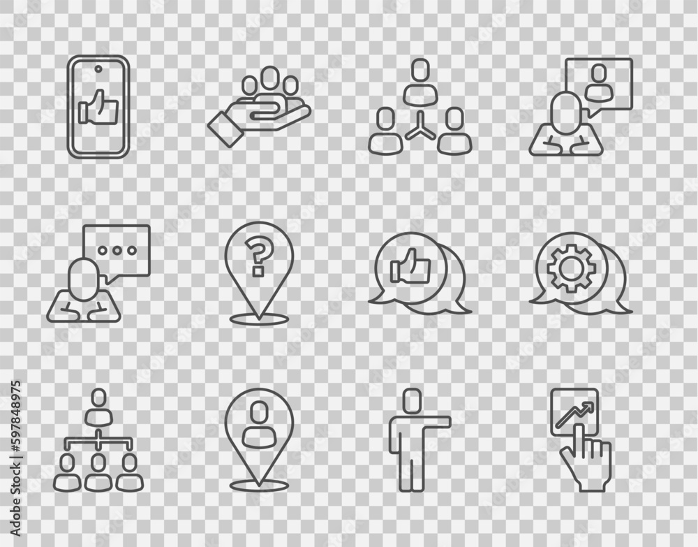 Set line Hierarchy organogram chart, Team leader, Project team base ... Set line Hierarchy organogram chart, Team leader, Project team base ...